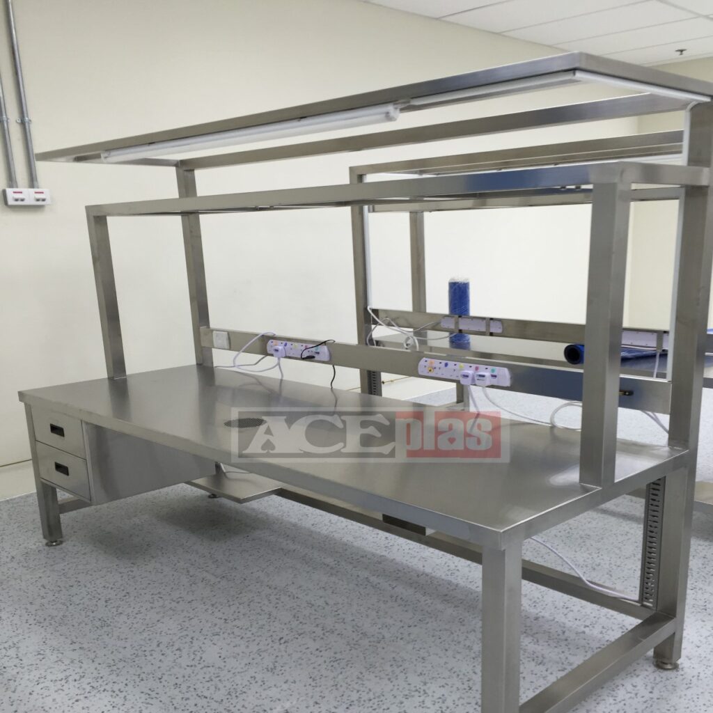 Stainless Steel Workbench - AcePlas Pte Ltd