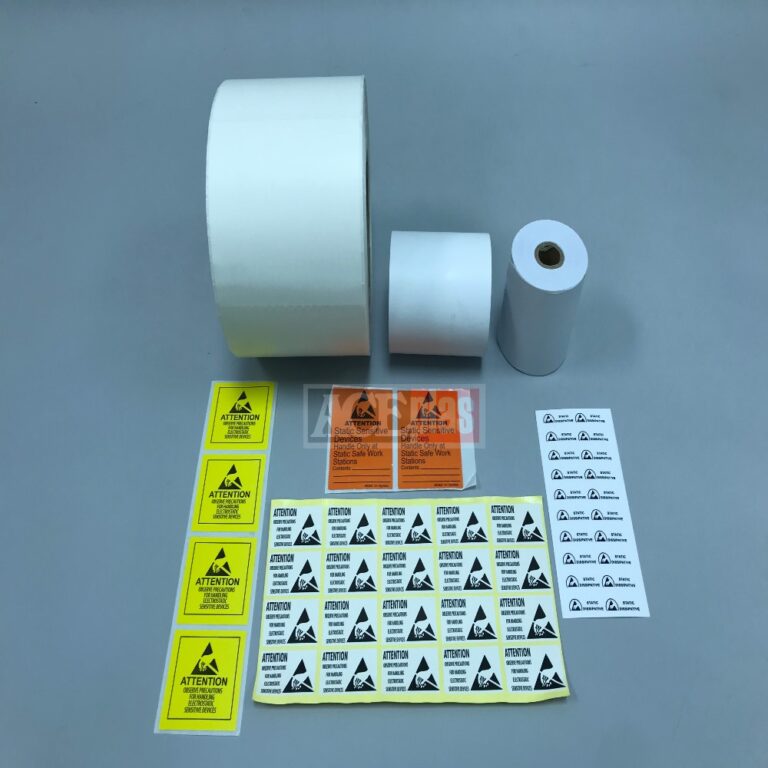 ESD Stickers & Printer Label - AcePlas Pte Ltd